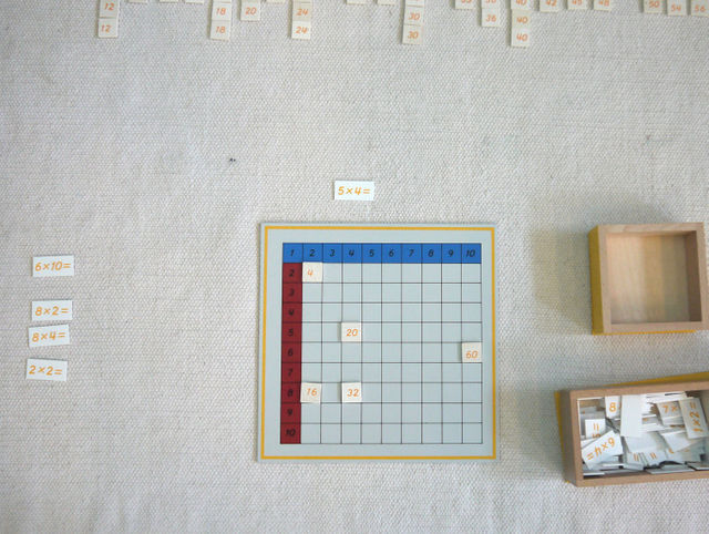 File:Blank Multiplication Chart 13.JPG - Montessori Album
