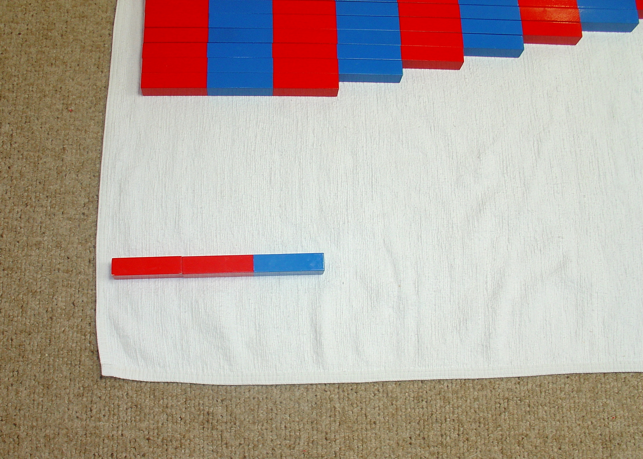 File:Addition with Number Rods 2.JPG - Montessori Album