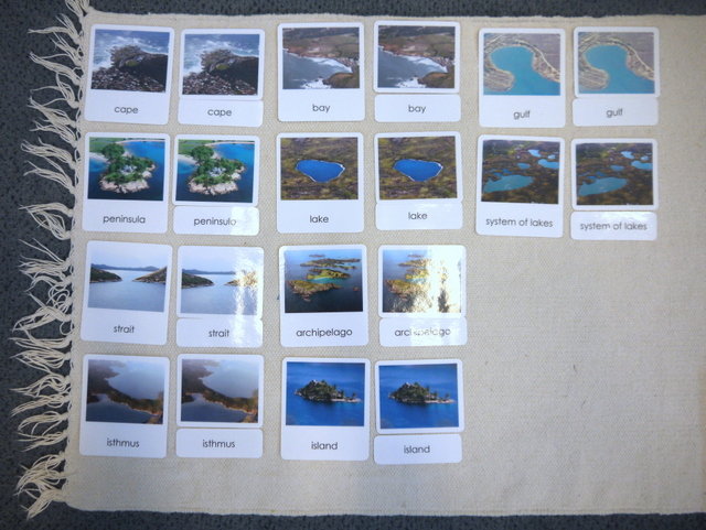 File:Land and water form cards.JPG - Montessori Album