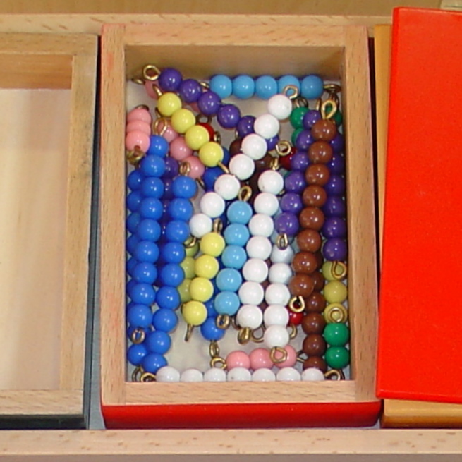 File:Box of colored bead bars.JPG - Montessori Album