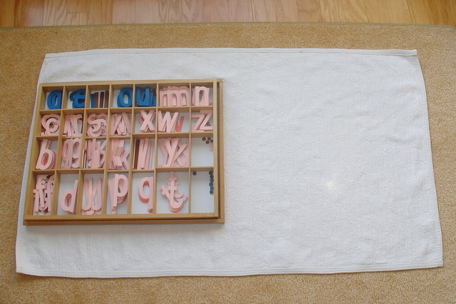 File:Movable Alphabet Phonetic Words 1.JPG - Montessori Album