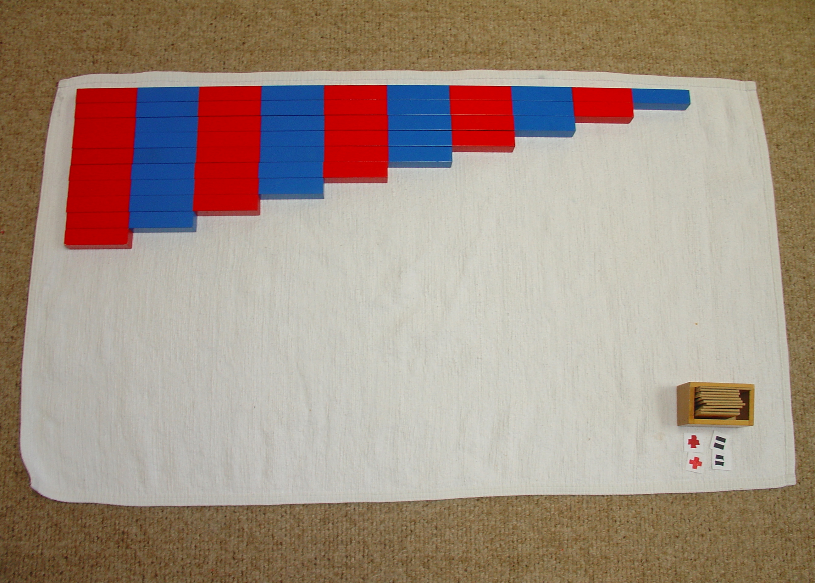 File:Addition with Number Rods 1.JPG - Montessori Album