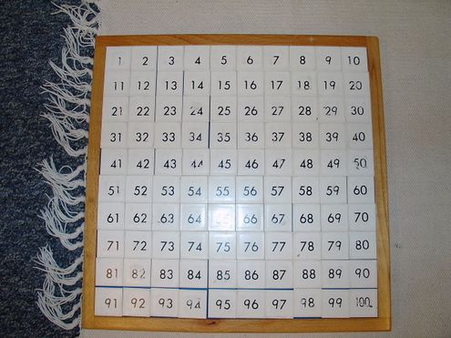 Hundred Board - Montessori Album