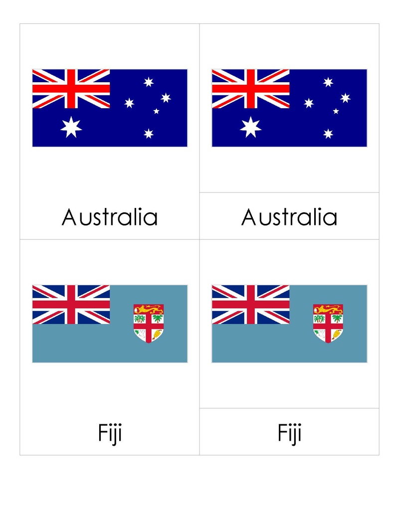 File:3PC Oceania Flags.pdf - Montessori Album
