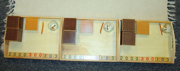 Multiplication With Golden Beads - Montessori Album