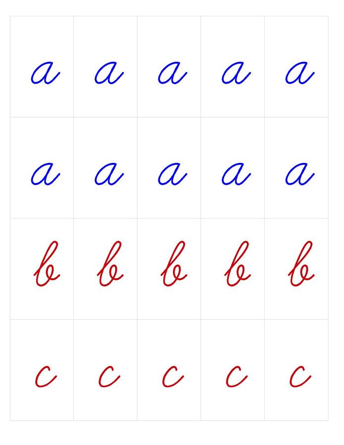 File:Movable Alphabet - cursive.pdf - Montessori Album