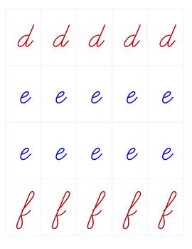 File:Movable Alphabet - cursive.pdf - Montessori Album
