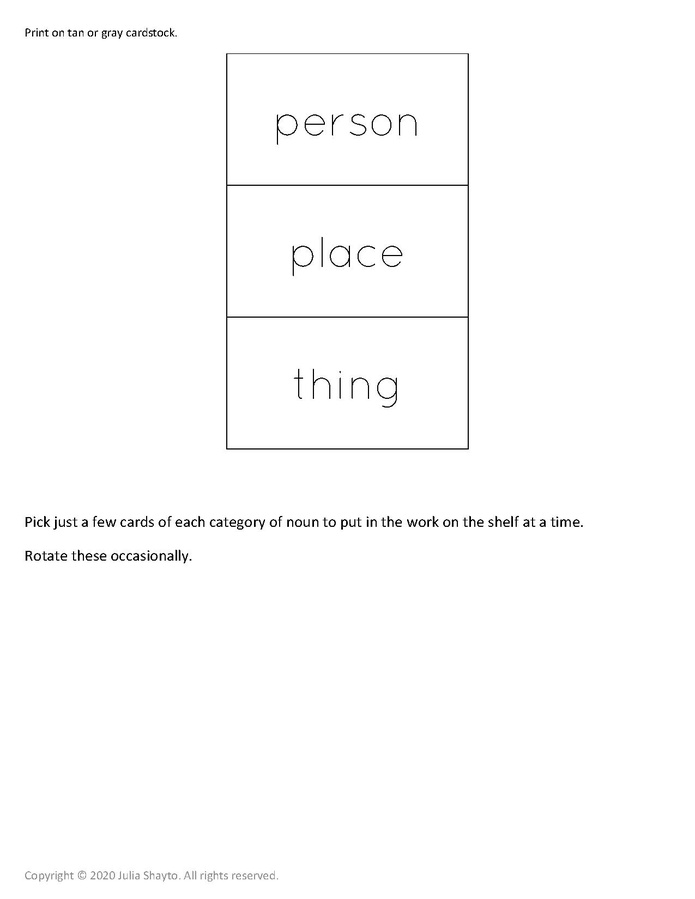 File:Noun - Person Place Thing.pdf - Montessori Album