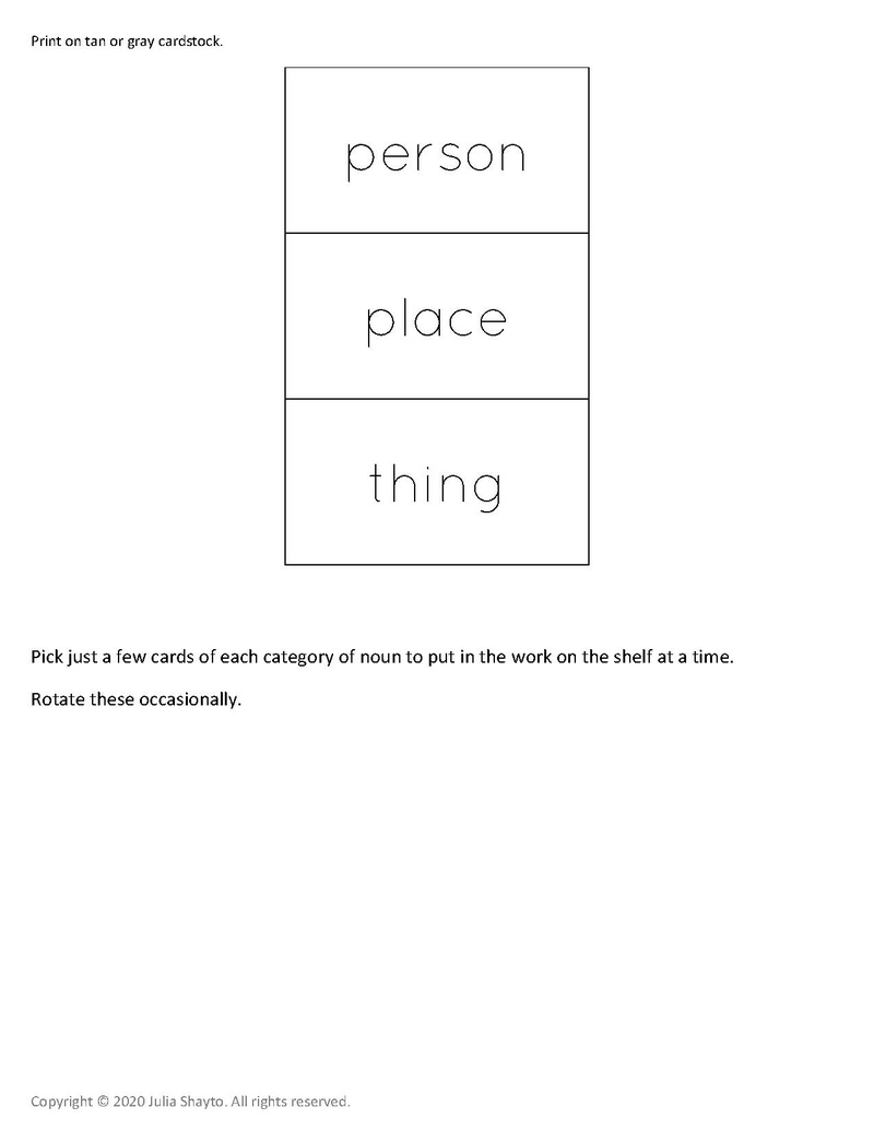 File:Noun - Person Place Thing.pdf - Montessori Album