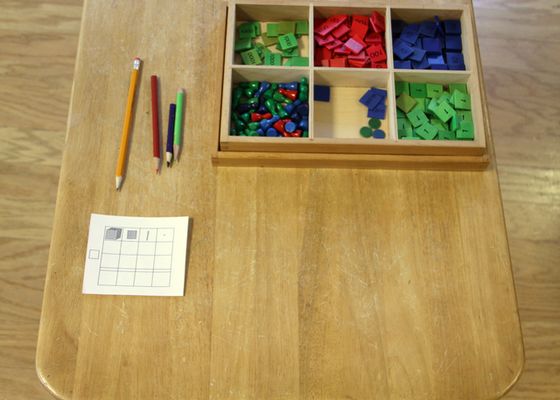 Subtraction With the Stamp Game - Montessori Album
