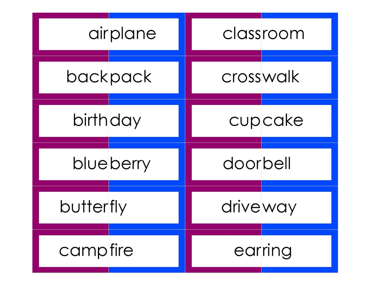 File:Compound Word Match.pdf - Montessori Album