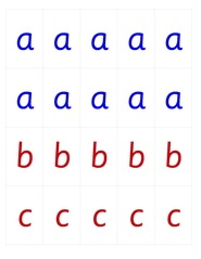 File:Movable Alphabet - semi-cursive 2.pdf - Montessori Album
