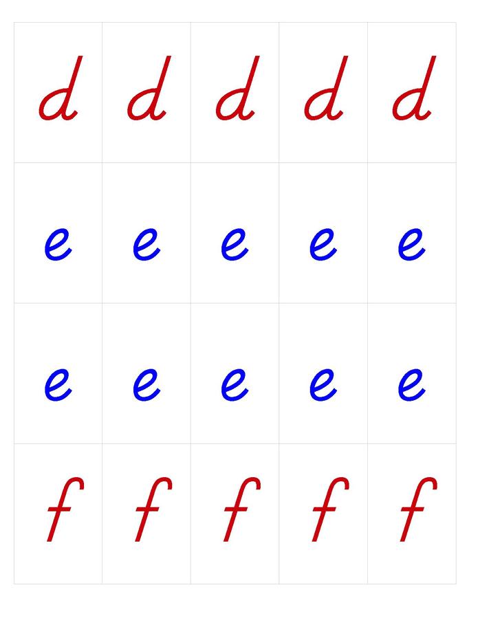 File:Movable Alphabet - semi-cursive.pdf - Montessori Album