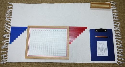 Addition With Strip Board - Montessori Album