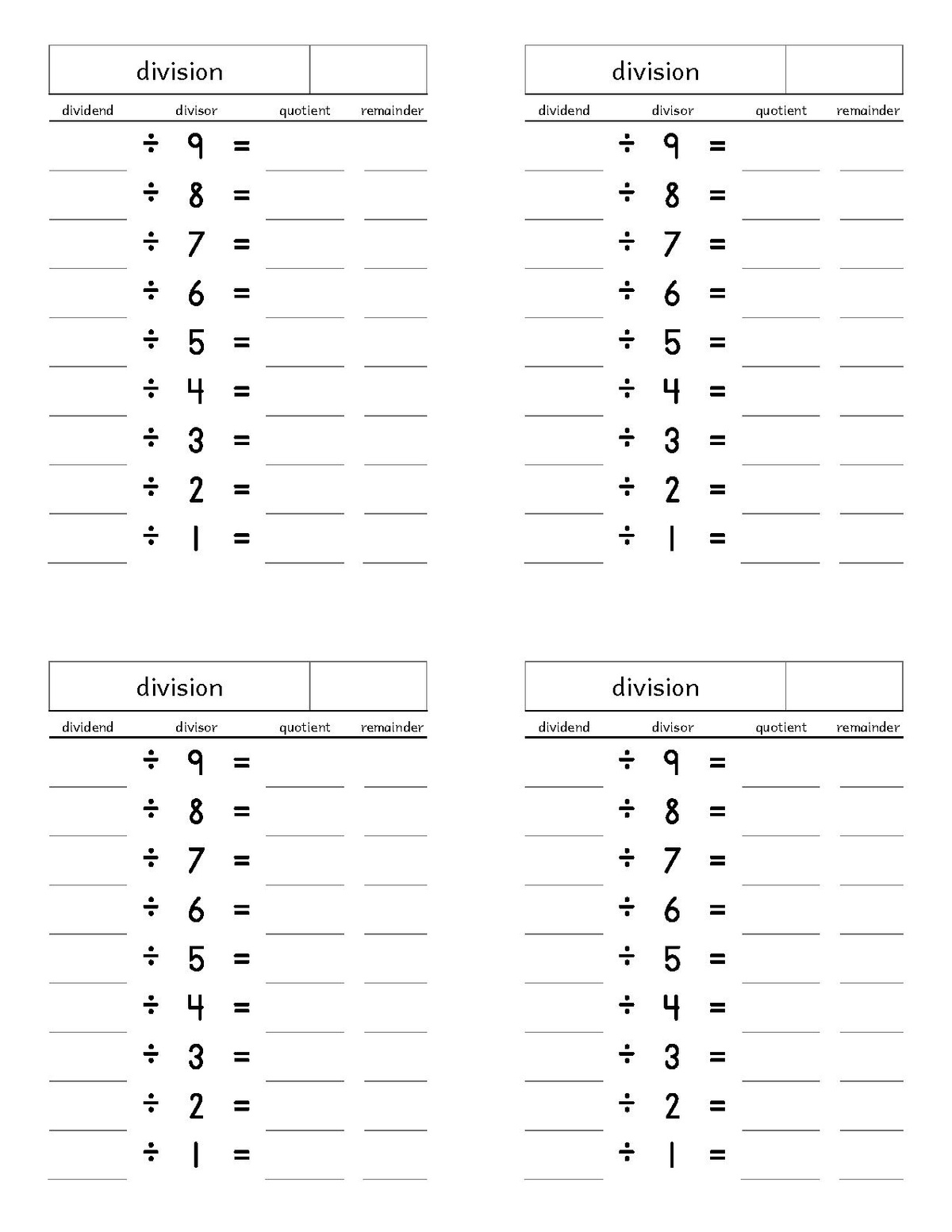 File:Division Booklet.pdf - Montessori Album